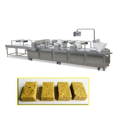 China 88kw Longitudinal Cereal Bar Making Machine For Peanut Brittle / Sesame Candy for sale