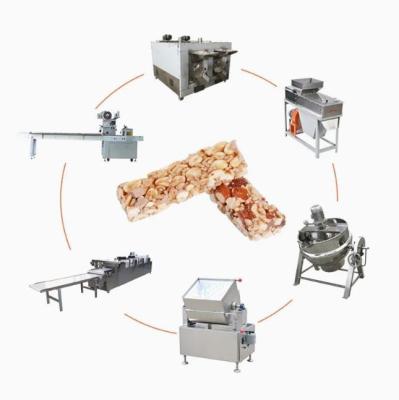 China Commercial Cereal Bar Production Line 9kw for Peanut Bar Forming for sale