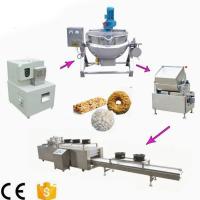 China Popped Rice Cake Making Machine / cereal puffing machine for millet , wheat for sale