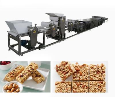 China New Condition Puffed cereal bar Making Machine Cutting Line with Touch Screen for sale