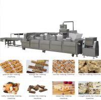China Custom Rectangular Cereal Bar Making Machine Production Line 380V 200-400kg/Hr for sale