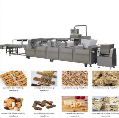 China Custom Rectangular Cereal Bar Making Machine Production Line 380V 200-400kg/Hr for sale