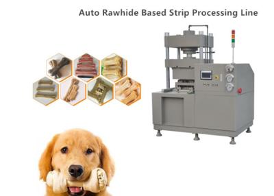 China 60T Twin Moulds Dog Bone Making Machine Dental Treats Bone CE Approved for sale