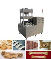 China Pressed Rawhide Dog Bone Making Machine for sale
