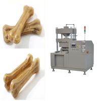 China 60T Dental snacks double molds Pressed Rawhide Bones Machine with WEG MOTOR for sale
