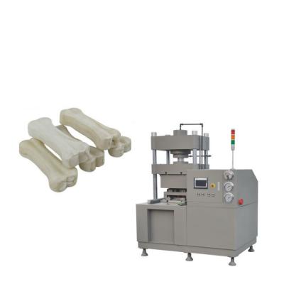 China 208V 60HZ 3Phase Hydraulic Type Rawhide Dog Chews Dog Bone Making Machine Pressing Machine for sale