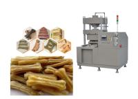 China Stainless Steel Pressed Rawhide Bones Machinery , Dog bone maker Machine for sale