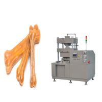 China Customized Pet Food Making Machine Native Pressed Rawhide Bones Dog Chews for sale