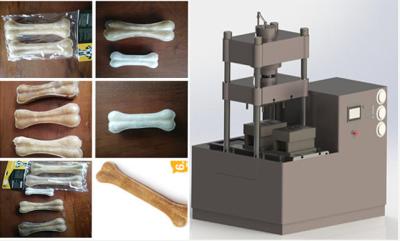 China Rawhide Dog Snacks manufacturing Machine , dog food maker machine for sale