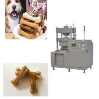China Manual / Automatic Operation Dog Bone Making Machine For Dog Treats Rawhide Bone for sale