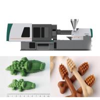 China Pet Treats Injection Molding Animal Food Making Machine PLC Touch Screen for sale