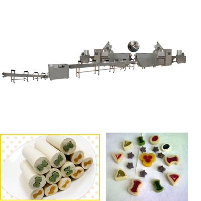 China Stainless Steel Pet Food Extruder Dog Treats / Dog Chewing Gum Processing for sale