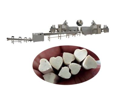 China 380V Dental Care Dog Treat Extruder / Dog Chewing Gum Pet Snacks Processing for sale