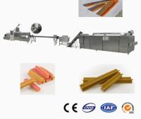 China Strip , stick , bone Shape Dog Food Extruder processing equipment / dog food machinery for sale