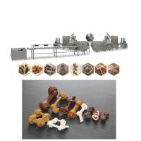 China Dog Chewing Treats Dog Food Extruder / Pet Treats Chews Extruder for sale
