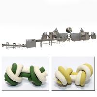China Dog Chewing Treats Dog Food Extruder / Pet Treats Chews Extruder for sale