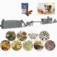 China Peanut Butter Flavor Natural Sticks Dog Food Extruder Dental Treats Making Machine for sale