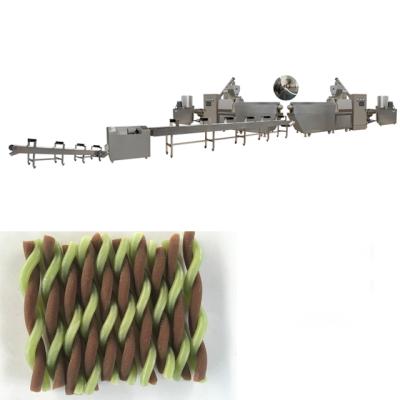 China Automatic Single Screw Extruder Touch Screen for Dog Chewing Gum Treats for sale
