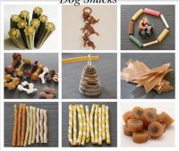 China CE Approved Automatic  Dog Food Extruder with Capacity 200-250kg , Pet Treats / Dog Chew Food Processing Line for sale
