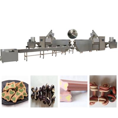 China CE Approved Automatic  Dog Food Extruder with Capacity 200-250kg , Pet Treats / Dog Chew Food Processing Line for sale