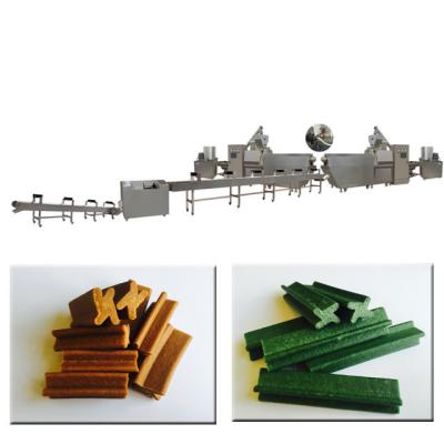 China Pet Chewing Gum Machine / dog Chewing Snack Pet Food Production Line for sale