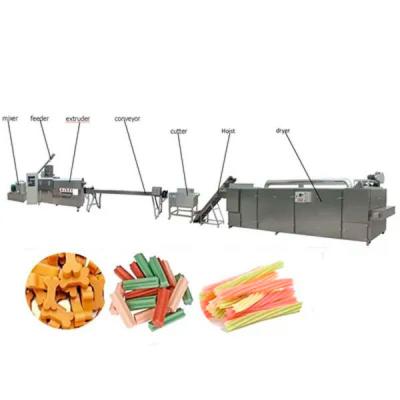 China CE Certified Single Screw Extruder For Pet Chewing Snack , Dog Treat for sale