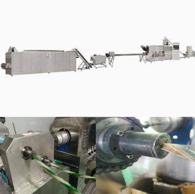 China 145kw Automatic Dog Food Extruder Twist Rope Single Screw Dog Treat Extruder for sale