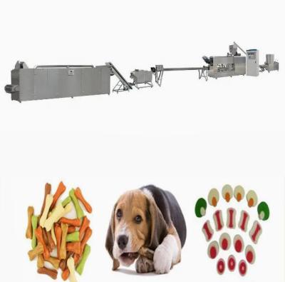 China Continuous And Automatic Dog Food Extruder Dental Care Pet Chewing Toy Making Machine for sale