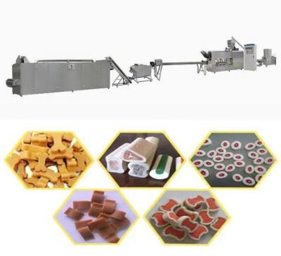 China Dental Care Twisted Pet Snack Dog Food Maker Machine 145kw 100kg/Hr for sale