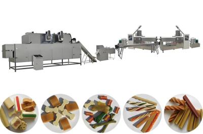 China Pet Snacks / Dog Chews / Pet  Dog Treat Extruder Machine 100kg/Hr With CE for sale