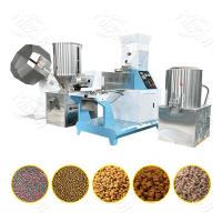 China Industry 500 Kg/h Pet Snacks Food Machine Production Line Twin Screw Dog Food Kibble Fish Feed Making Extruder for sale