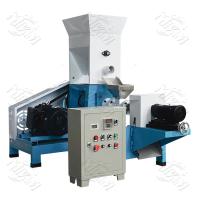 China hot sale 40-200kg/h single screw floating fish feed pellet making machine small fish food production machine for home use for sale
