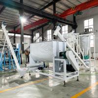 China The CE-certified, fully stainless steel Extruded Aquatic Feed Pellet Production Line is sold to process raw materials into nutrient-rich pelleted feed for aquaculture and livestock farming. for sale