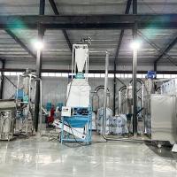China The CE-certified, fully stainless steel Extruded Aquatic Feed Pellet Production Line is sold to process raw materials into nutrient-rich pelleted feed for aquaculture and livestock farming. for sale