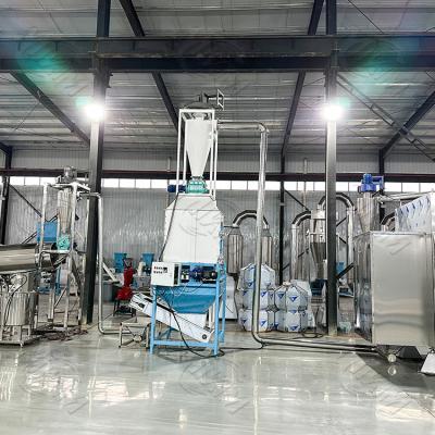 China The CE-certified, fully stainless steel Extruded Aquatic Feed Pellet Production Line is sold to process raw materials into nutrient-rich pelleted feed for aquaculture and livestock farming. for sale