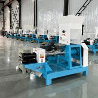 China dry type fish feed extruder line Designed to Produce Dog Food Cat Food Fish Feed and Poultry Feed with Enhanced Nutritional Formula for sale