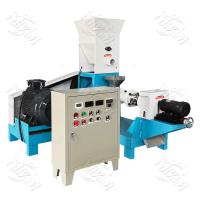 China New China Factory 300kg/h Floating Fish Feed Pellet Extruder Machine Easy Operation for Aquatic Floating Pet Dog Cat Feed Plants Long Service for sale