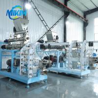China Dry Floating Fish Feed Pellet Processing Line 200kg/H-6000kg/H Animal Pet Cat Dog Food Making Extruder Machine for sale