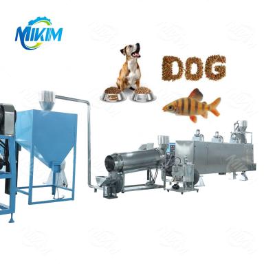 China 100-3000kg/Hr Industrial Automatic Sinking Floating Fish Feed Wet Dry Animal Pet Dog Cat Food Manufacturing Processing Extruder Production Line Making Machine for sale for sale