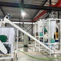 China 0.5mm to 15mm low price  Fish Feed Twin Screw Type Floating Feed Pellet Extruder for sale