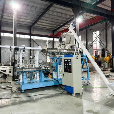 China Fully Automatic Cat Food Production Line Floating Fish Feed Making Machine Dog/Cat Food Extruder Machine for sale