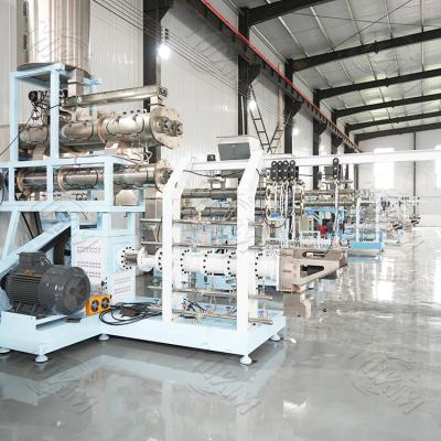 China best dog food pellet machine Dry Floating Fish Feed Pellet Processing Line 200kg/H-6000kg/H Animal Pet Cat Dog Food Making Extruder Machine for sale