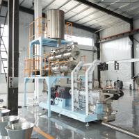 China Full Automatic Pet Food Extruder with 70-110 mm Screw Diameter and Various Shapes Moulds for Custom Pet Food Production for sale