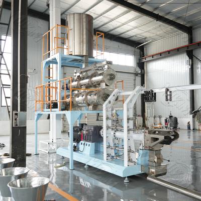China Full Automatic Pet Food Extruder with 70-110 mm Screw Diameter and Various Shapes Moulds for Custom Pet Food Production for sale