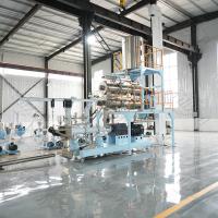 China Continuous & Automatic Pet Food Extruder with 380V/50Hz Power and 70-110 mm Screw Diameter for Floating Fish Feed for sale