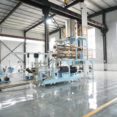 China Continuous & Automatic Pet Food Extruder with 380V/50Hz Power and 70-110 mm Screw Diameter for Floating Fish Feed for sale