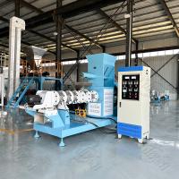 China Continuous & Automatic Pet Food Extruder with 70-110 mm Screw Diameter and Various Shapes Moulds for sale