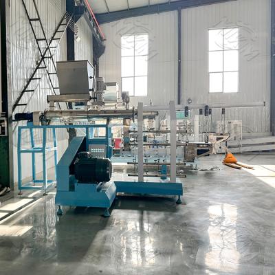 China 500-2000kg Per Hour Fish Feed Extruder Manufacturing Machine Processing Line Floating Fish Feed Machine Price for sale