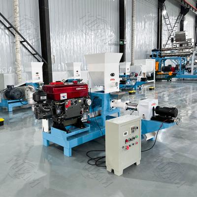 China MIKIM diesel engine floating fish feed pellet machine pellets machines for animal feed fish, suitable for all outdoor/electricity-free scenarios, diesel-powered for greater reliability! for sale