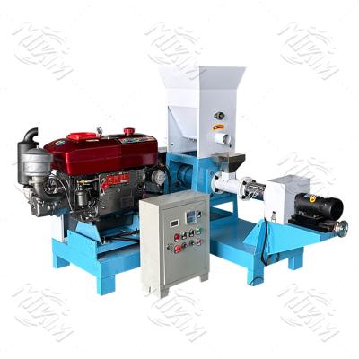 China MIKIM Nigeria Diesel Engine Floating Fish Feed Pellet Extruder Machine Price for sale for sale